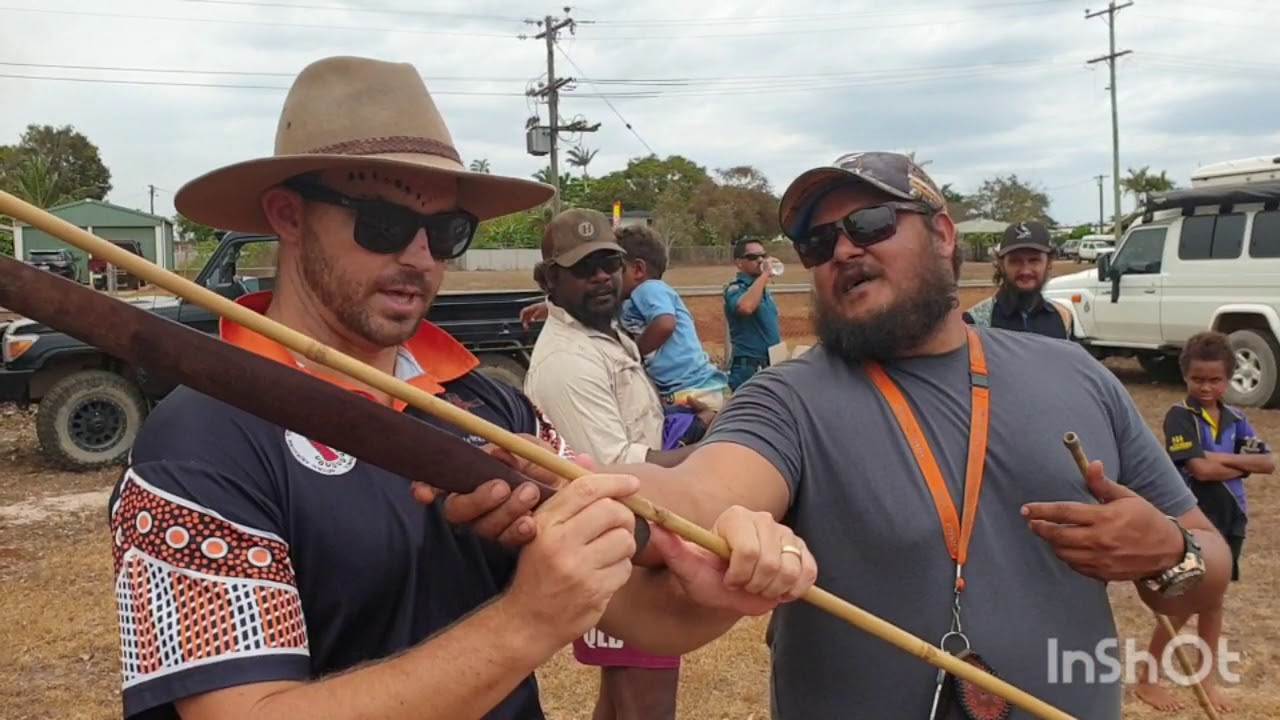 Naidoc day spear throwing Hope Vale. - YouTube