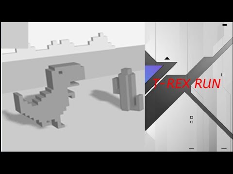 Save Trex from Cactus | T Rex Run GAMEPLAY#1 - YouTube
