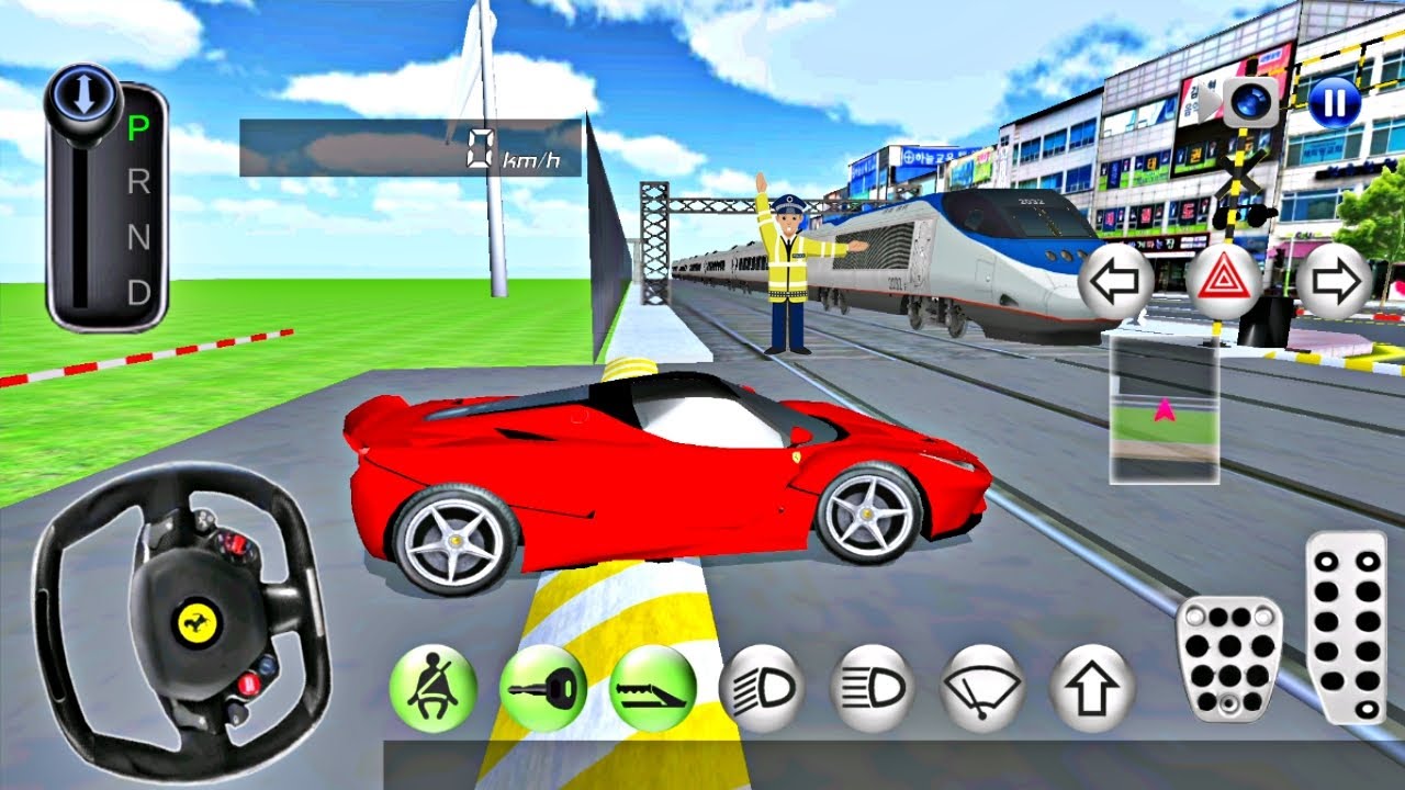 Ferarri Car Driving In The City - 3D Korean Car Driving Class Simulator ...