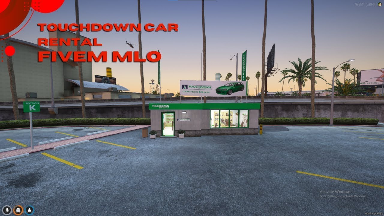Touchdown car rental fivem | Fivem Mods | Interior & map for Roleplay ...