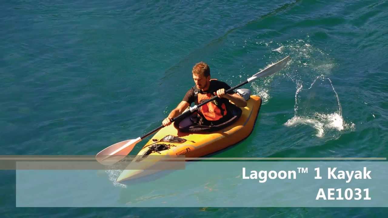 AE1031-O Lagoon1 kayak Setup Video - YouTube
