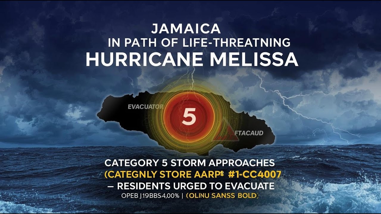 Hurricane Melissa: Jamaica braces for world's strongest storm of 2025 ...