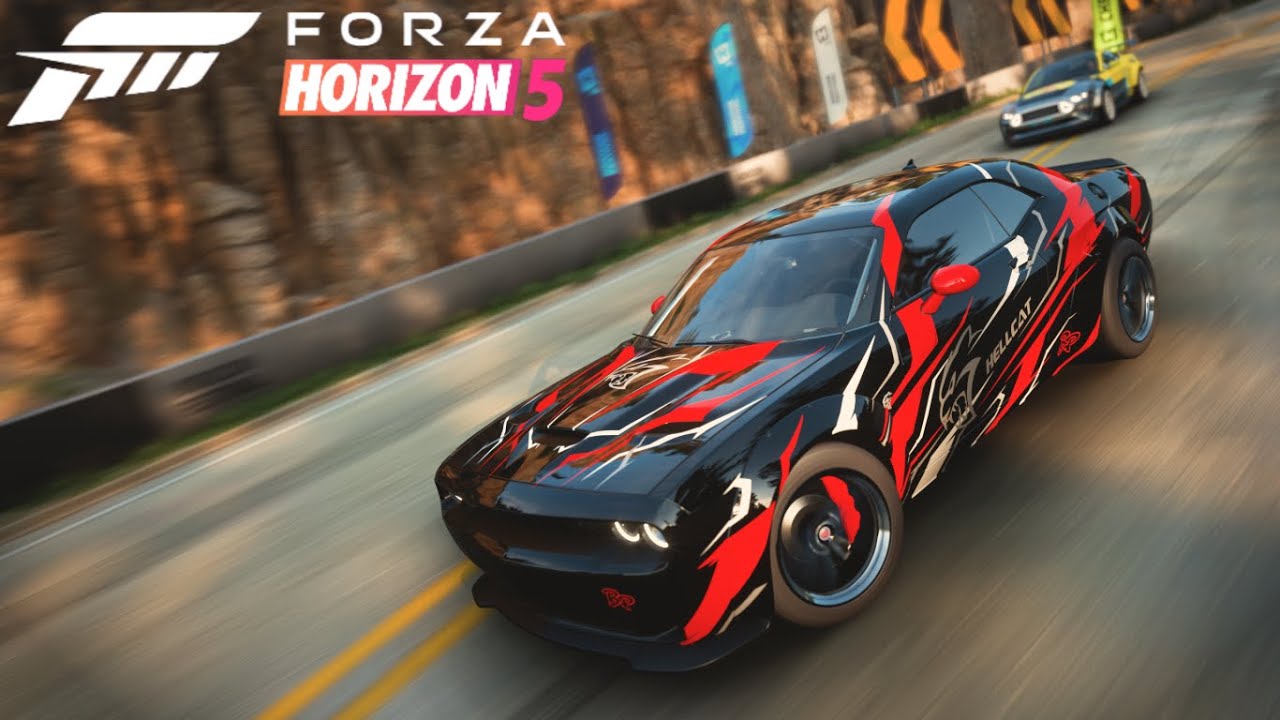 Forza Horizon 5 | 2015 DODGE CHALLANGER SRT HELLCAT UNBEATABLE AI Race ...