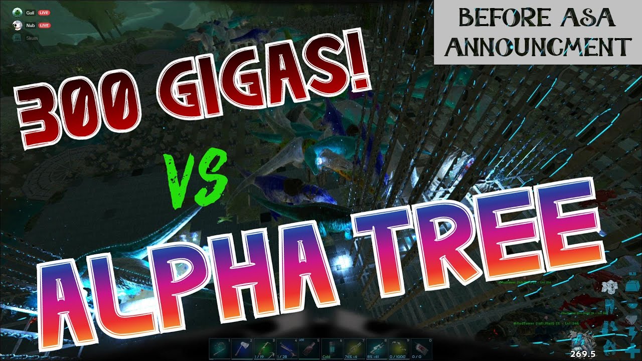 ARK Small Tribes - They Tried To Raid Our Alpha Tree With 300+ Gigas ...