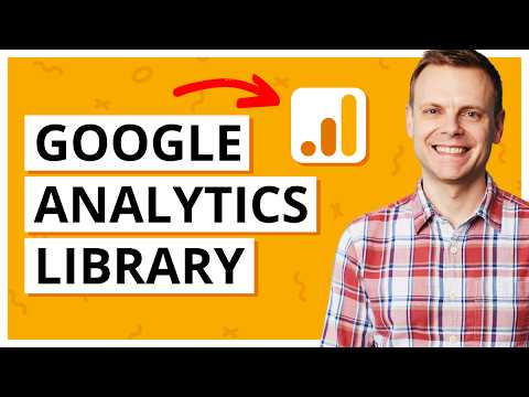 Using the Library in Google Analytics (GA4) - YouTube