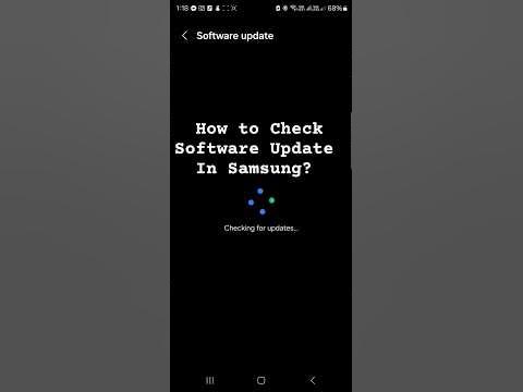 How to Check Software Update in Samsung Phones? #samsungupdates - YouTube