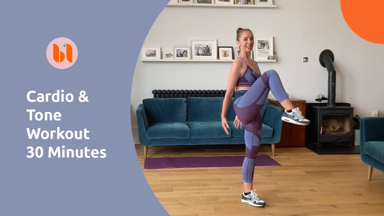 Cardio & Tone Workout - 30 Mins | Ballet Fusion Ltd - YouTube
