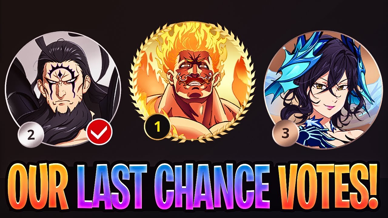 *LAST DAY* Don't Make THIS Mistake When Voting! Vote Banner Details | Seven Deadly Sins: Grand ...