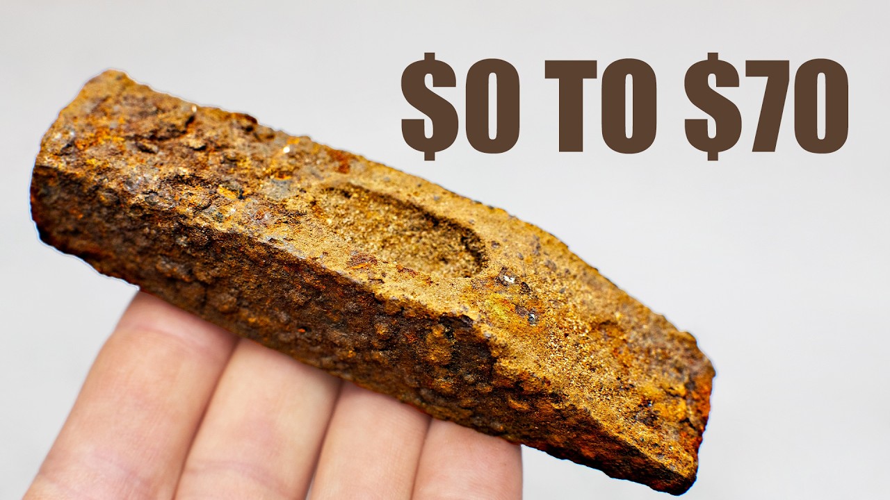 I Turned Trash into a Cool Tool! Rusty Hammer Restoration and ...