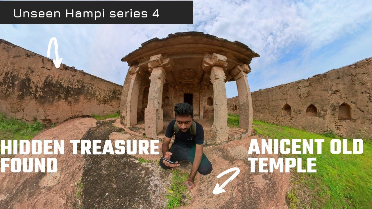 Anegundi Hidden Old Temple Vijayanagara empire Hampi Karnataka India ...
