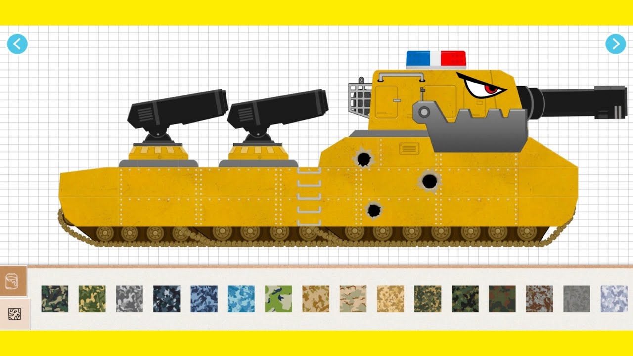 Labo tank - Yellow Police Ratte-44 tank - YouTube