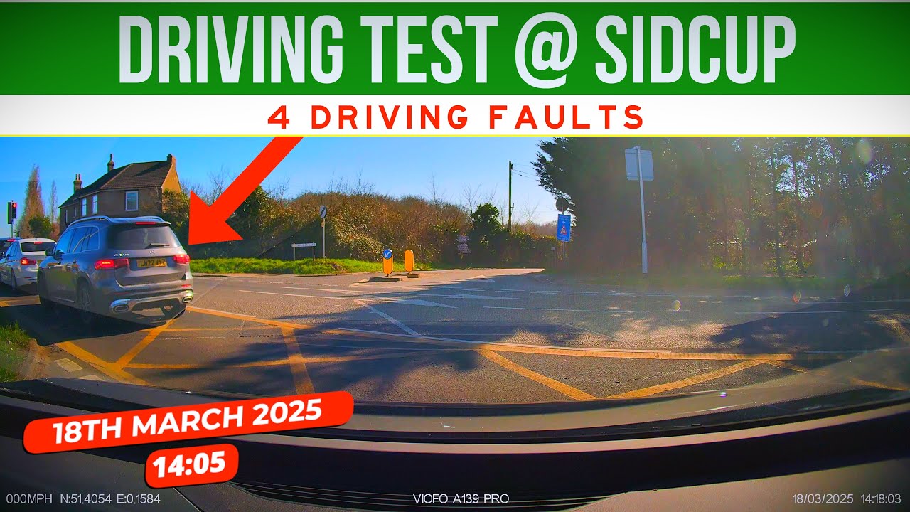 DRIVING TEST @ #SIDCUP ||EP2 - 18TH MARCH 2025 14:05 #DRIVINGTESTVIDEO ...