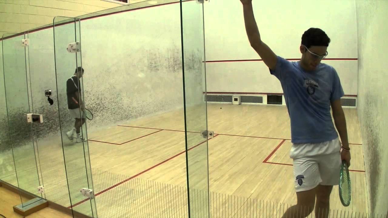 Men's College Squash - 2015 Pool Trophy Final: Bates and Columbia, Game ...