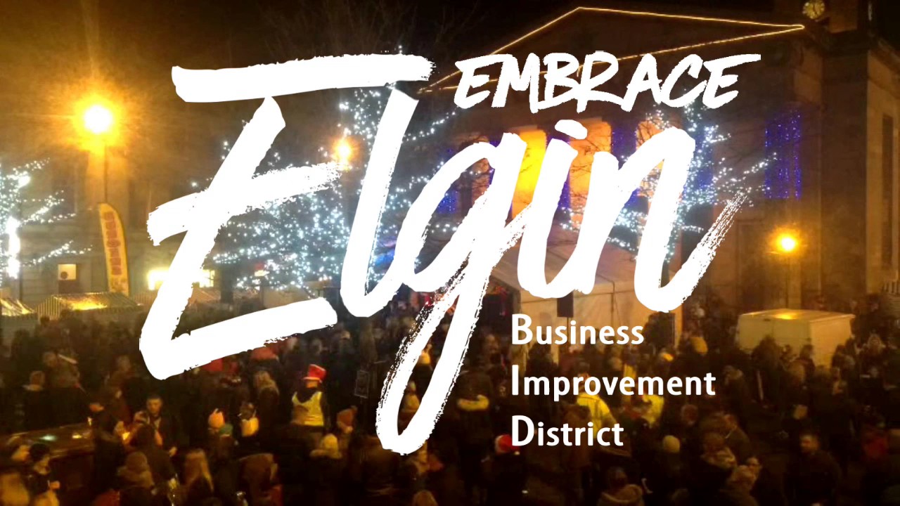 Elgin BID - Christmas Lights 2016 - Timelapse - YouTube