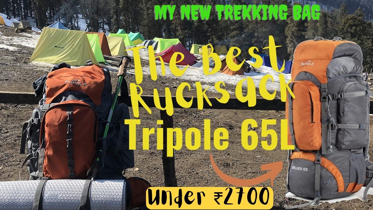Best Trekking Bag 65Liters, Under 2700. Kedarnath trek Preparation, # ...