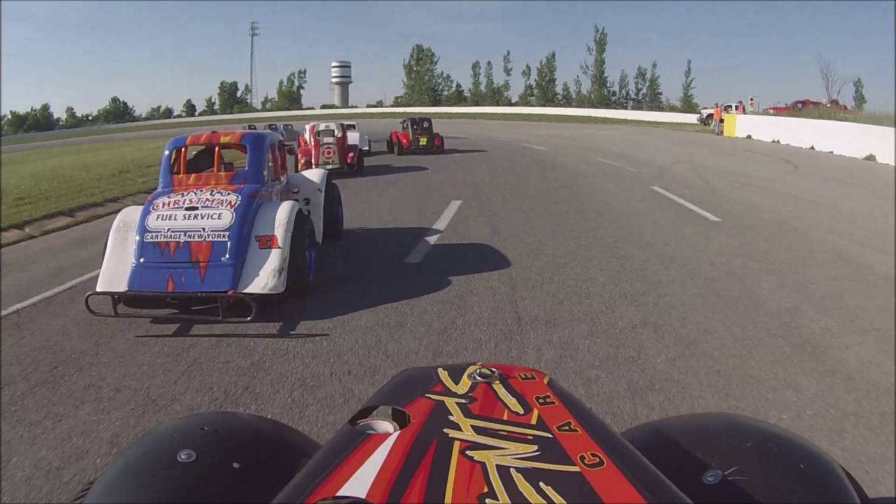 Evans Mills Speedway Legends Race 6/19/16 - YouTube