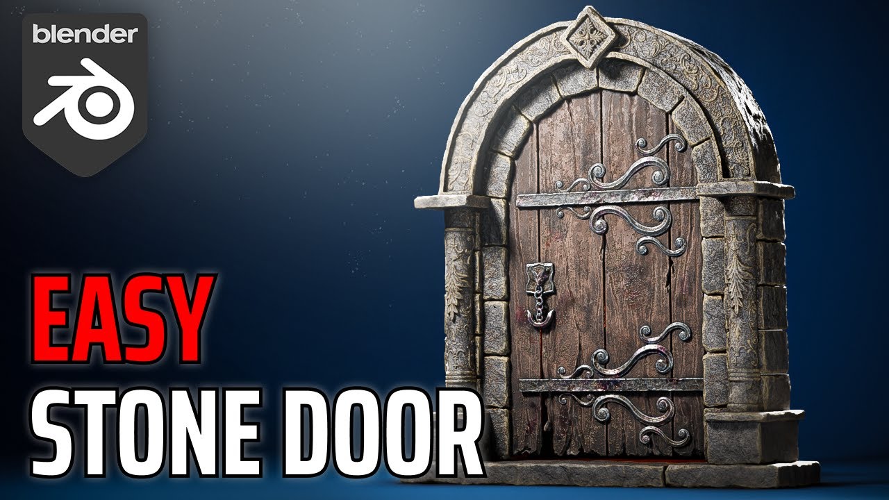 Building a Stunning Fantasy Door – Full 3D Process - YouTube
