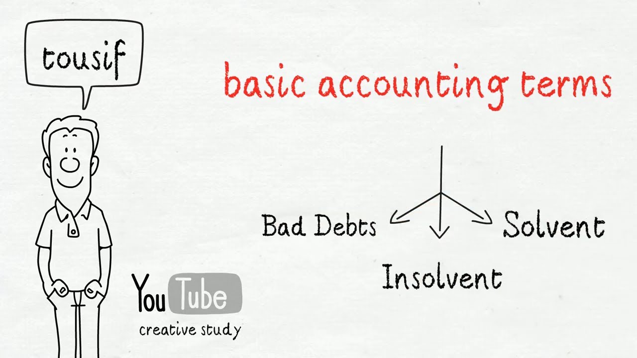 Basic Accounting Terms | Bad Debts, Insolvent & Solvent | Class 11 ...