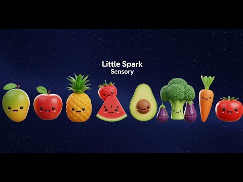 Fruit Dancing in the KITCHEN - Baby Sensory Fruit Dance with Colorful ...