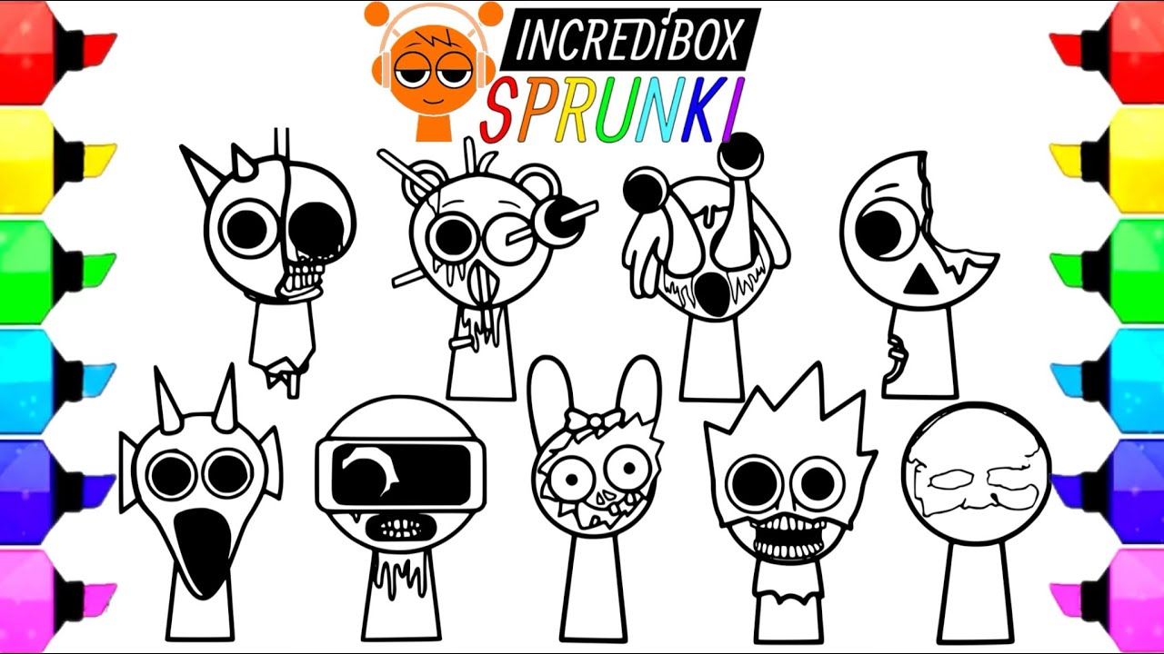 Incredibox Sprunki New Coloring Pages / How to Color Sprunki Horror ...