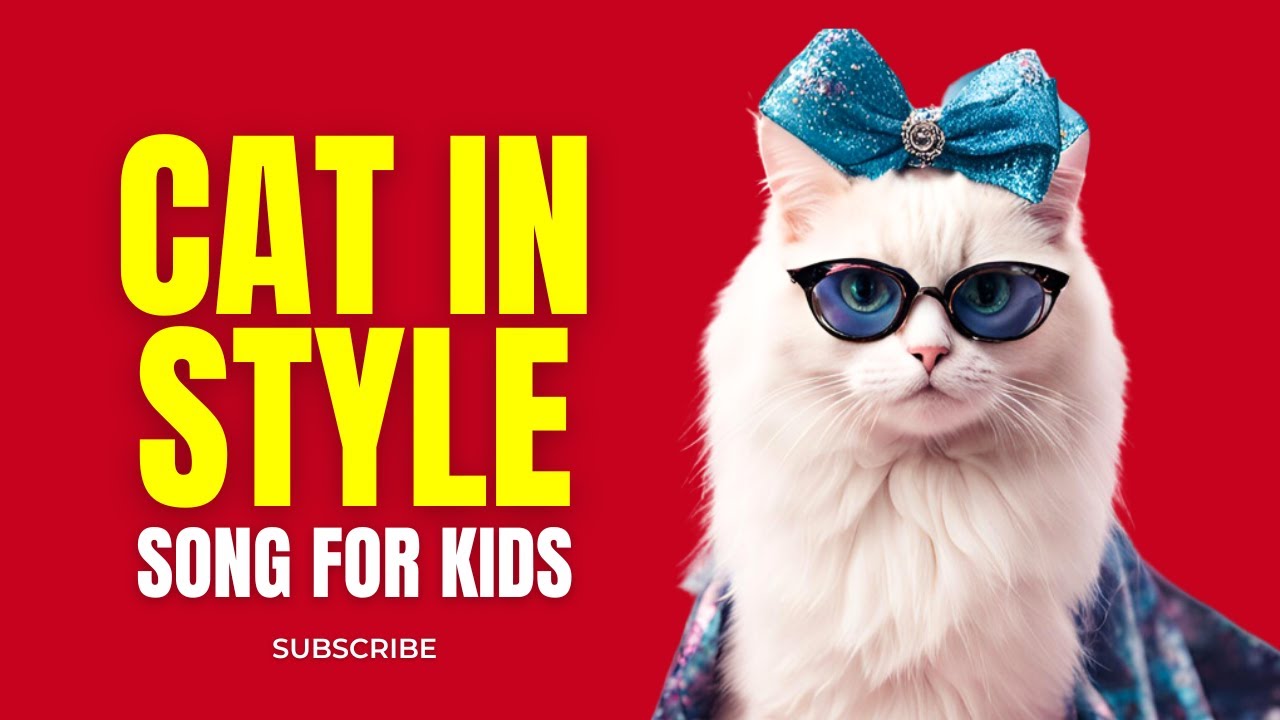 Cat in Style 💖💜| Kids Song 💖💜| #cats #kidssong - YouTube