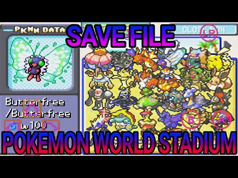 Pokemon World Stadium Save File 2023 Gba - YouTube