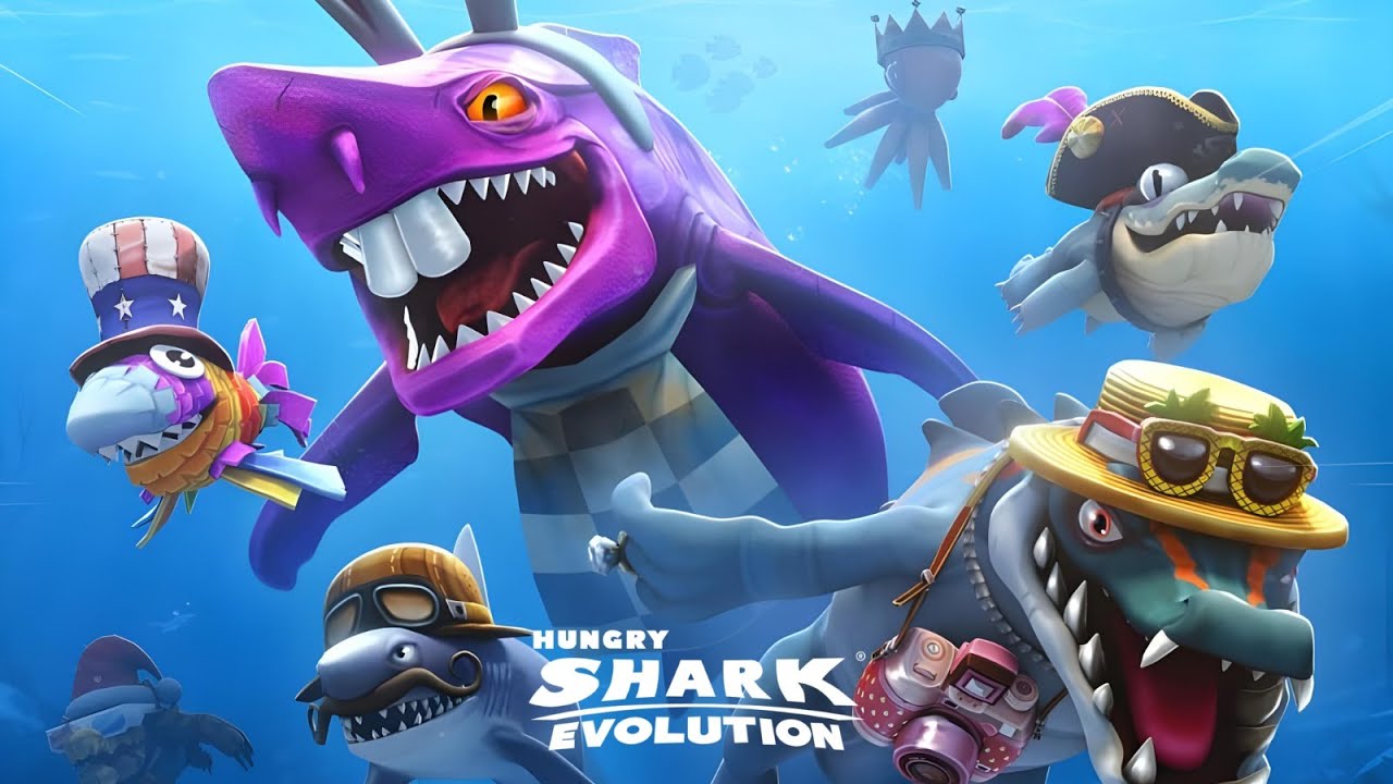 NEW HUNGRY SHARK EVOLUTION TRAILER (ALL SHARK COSTUME) - Hungry Shark ...
