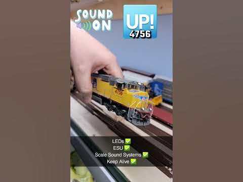 UP 4756 Upgraded #modeltrains #unionpacific #athearn - YouTube