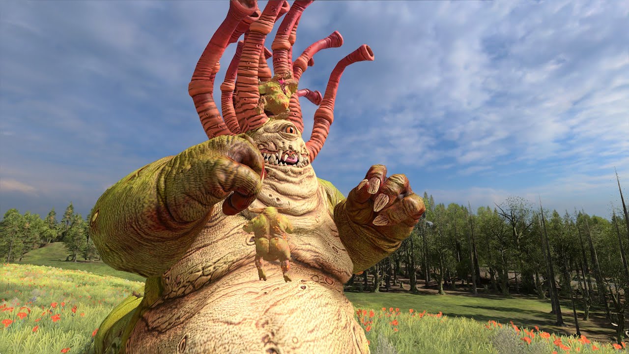 Beast Of Nurgle Idle Animations | Total War Warhammer 3 - YouTube