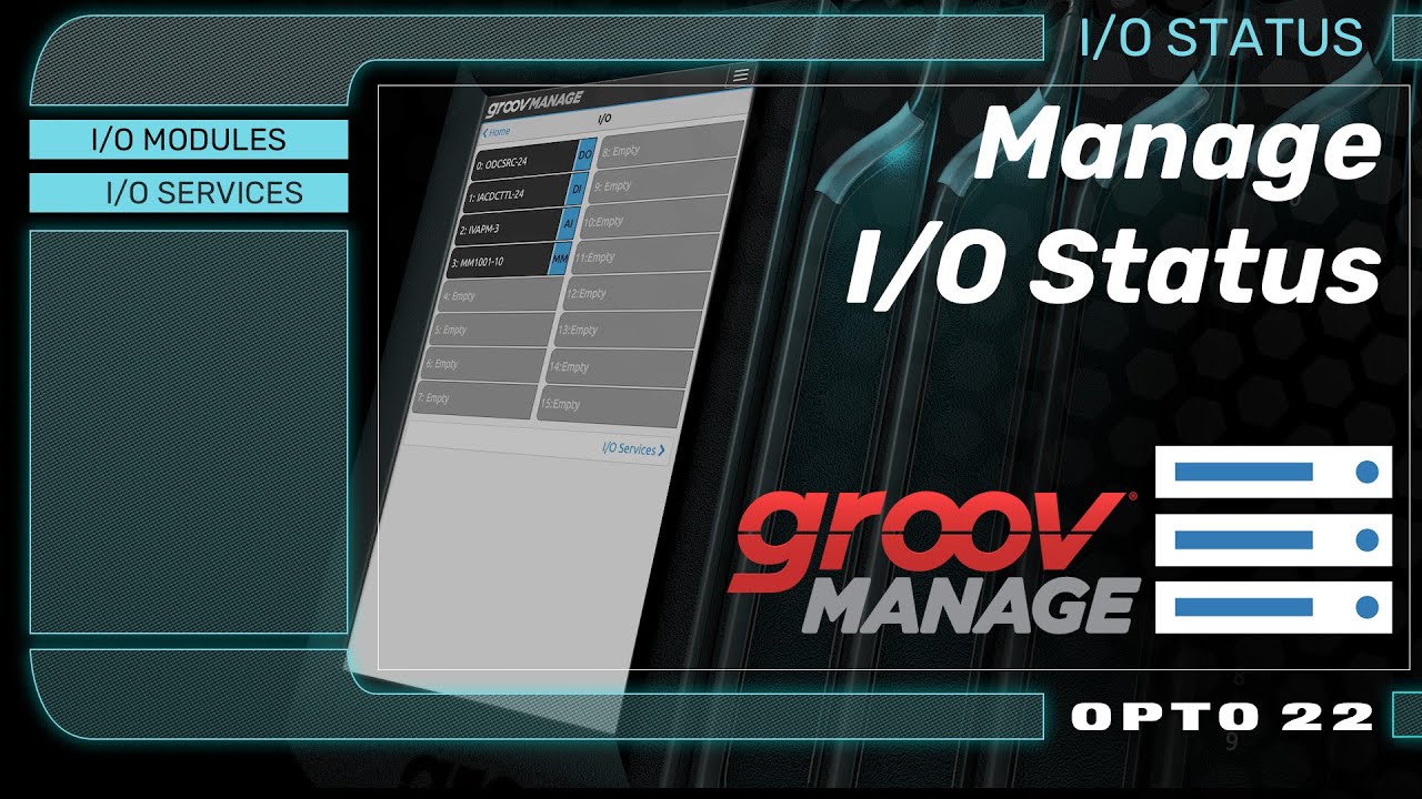 groov Manage: IO Status Overview - YouTube
