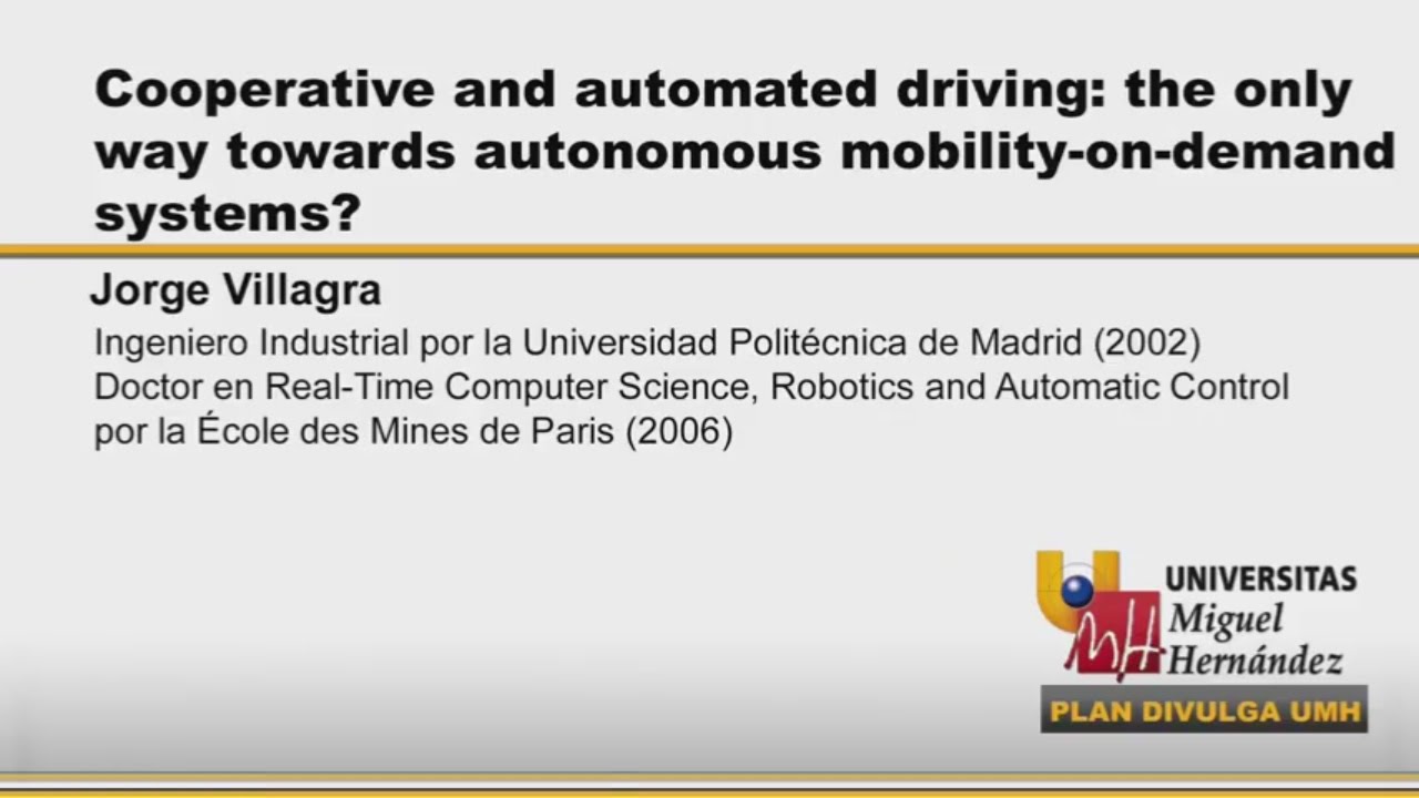 COOPERATIVE AND AUTOMATED DRIVING: THE ONLY WAY TOWARDS AUTONOMOUS ...