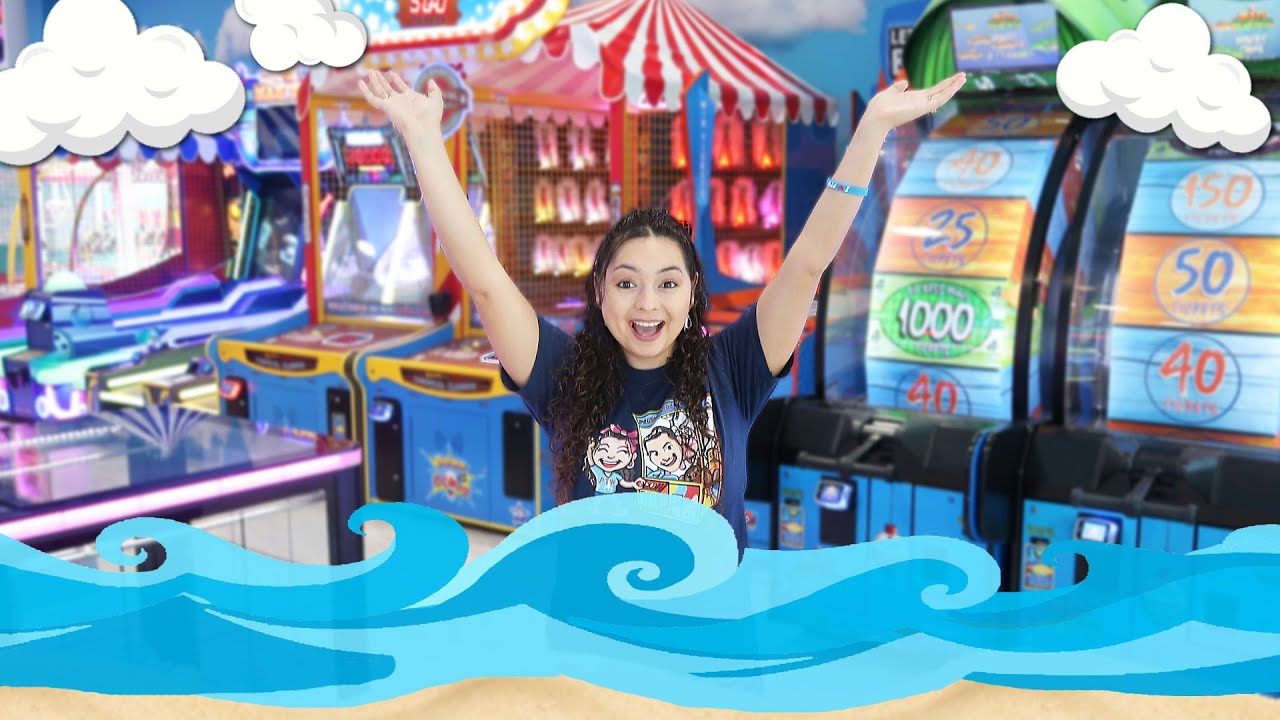 Are we at the beach or an Arcade? - YouTube