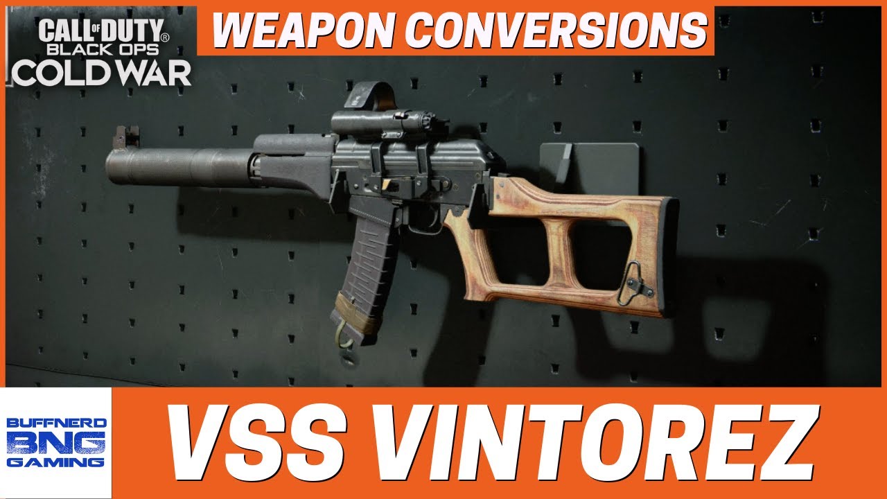 VSS & AS-VAL Weapon Conversions - Call Of Duty Black Ops Cold War - YouTube