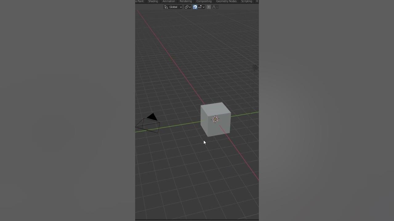 How to move the 3d Cursor in Blender #shorts - YouTube