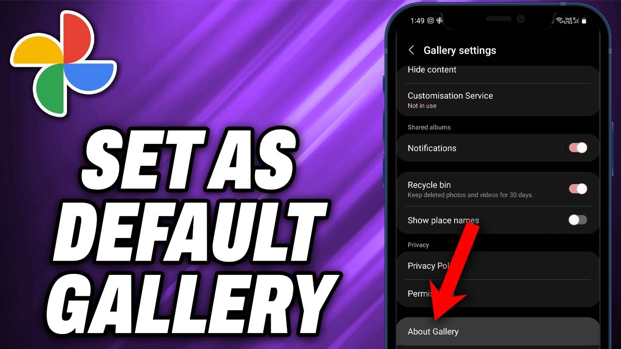How To Set Google Photos As Default Gallery - Quick Help - YouTube