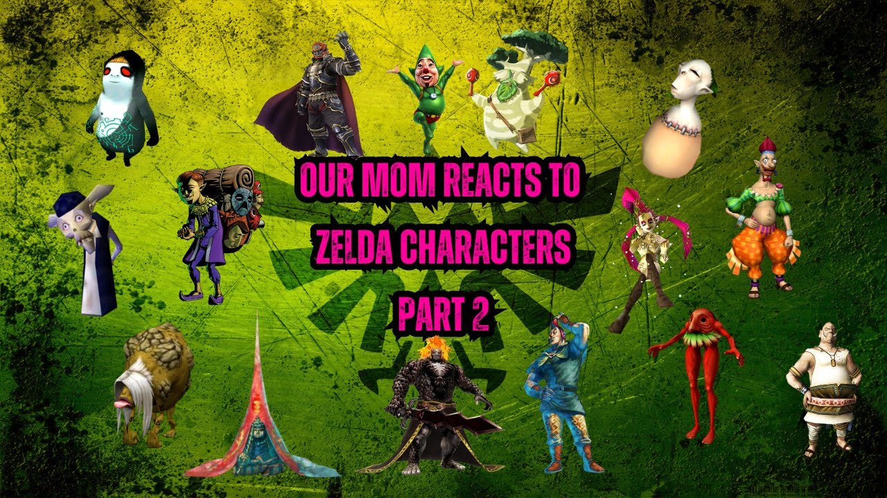 SUPER FUNNY!! Our Mom Reacts to MORE WEIRD ZELDA CHARACTERS! - YouTube