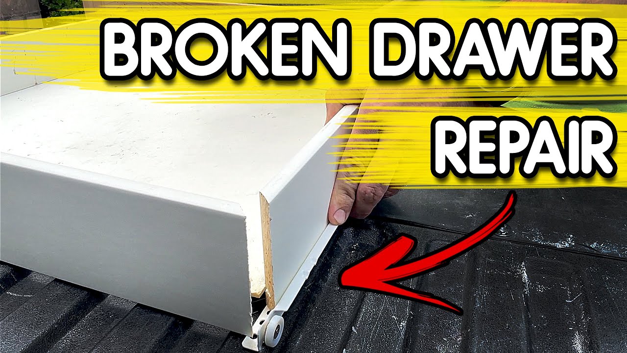 How to Fix a Broken Kitchen Drawer - YouTube