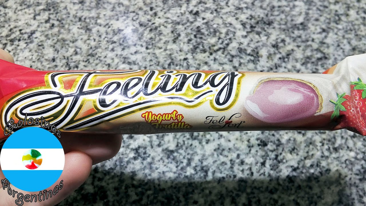 Feeling Yogurt y Frutilla Cubanito Barrita de Cereales Rellena Bañada ...