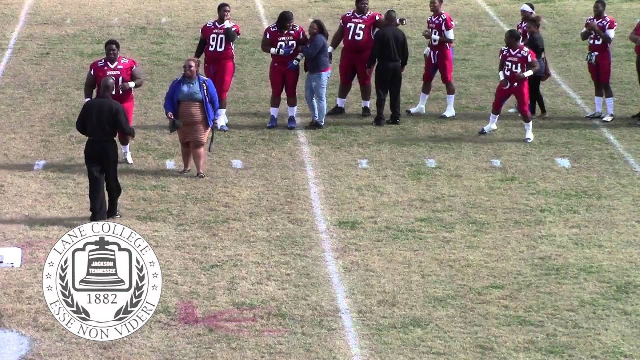 Lane College Football Senior Day Presentation - YouTube