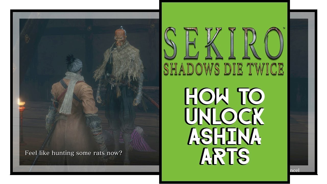 Sekiro Shadows Die Twice How To Unlock Ashina Arts Skill Tree - YouTube