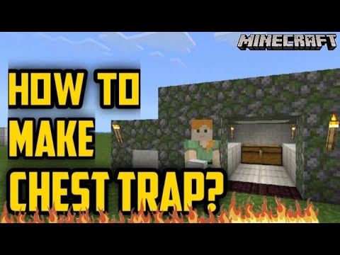 How to make chest trap in minecraft | Minecraft Chest trap | Minecraft ...