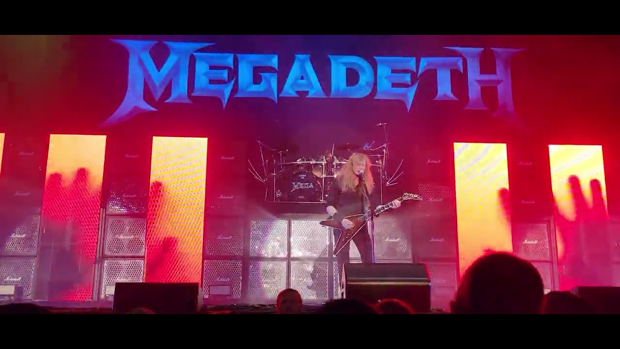 Megadeth - Sweating Bullets - Maine Savings Amphitheater, Sept 17th ...