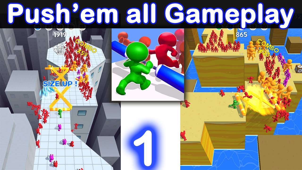 Push'em All (Action Game) Push Them All - Game-play | walk-through (IOS ...