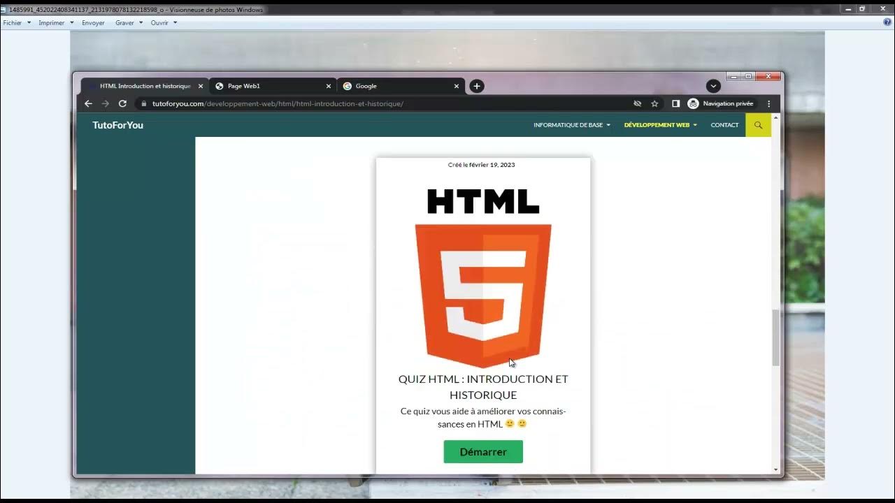 Formation HTML : 01- introduction - YouTube