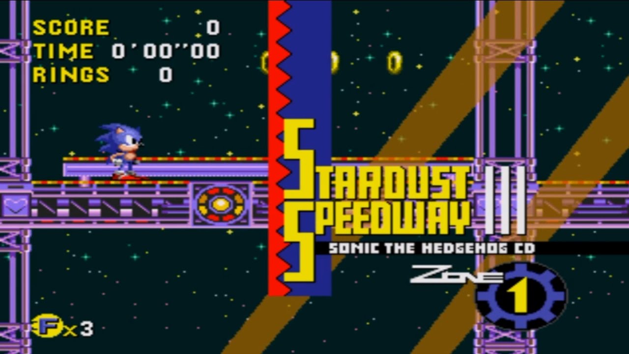 Stardust Speedway's Terrific Future - Sonic CD Good Future Run #6 - YouTube