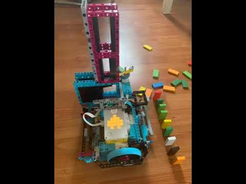 Dominos machine ----LEGO prime spike (building instruction and coding ...