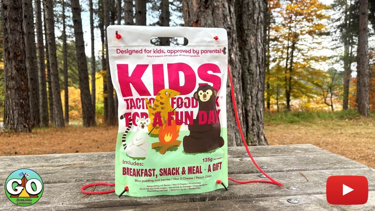 Kids Ration Pack by Tactical Foods (Forest Menu) - YouTube