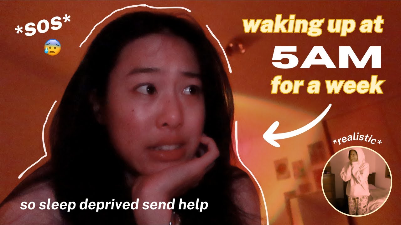 Waking Up At 5am Everyday For A Week Challenge Realistic Productive
