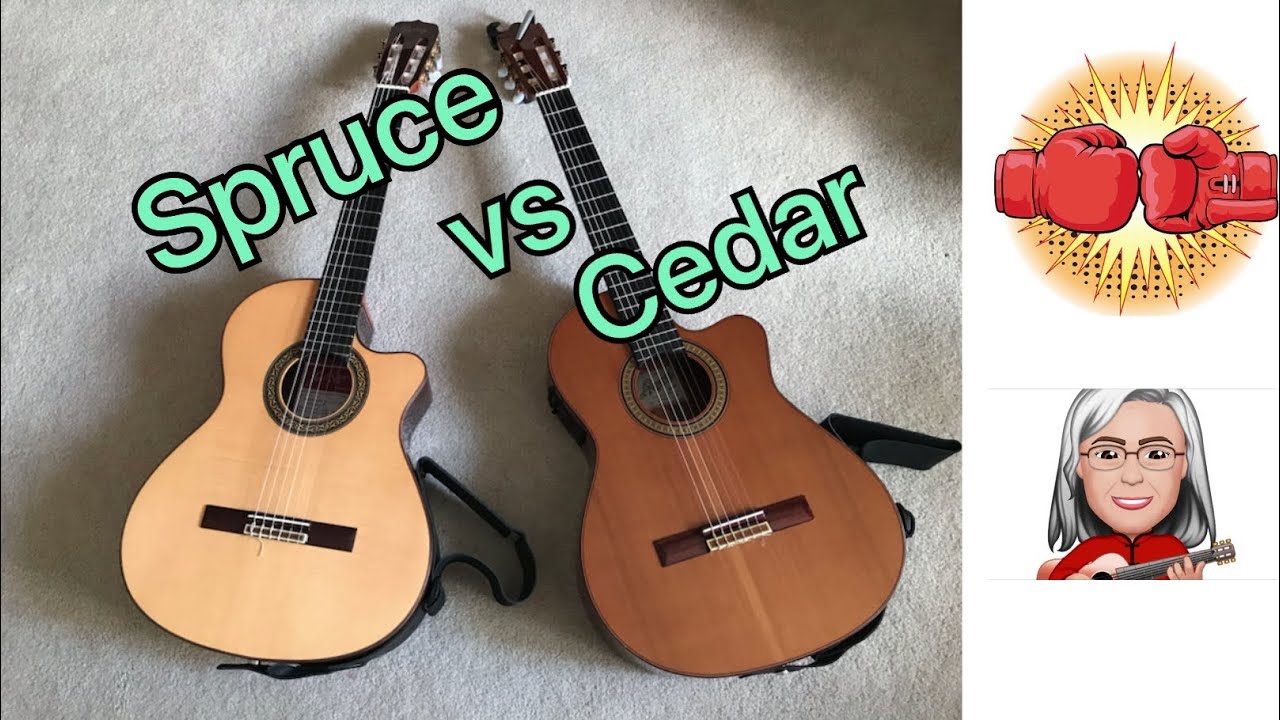 Solid Spruce vs Solid Cedar: Ramirez CUT/4, Ramirez 2CWE - YouTube