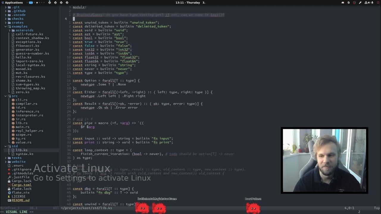 🦄 A working hello world - Making a programming language - !kast #29 🦄 - YouTube